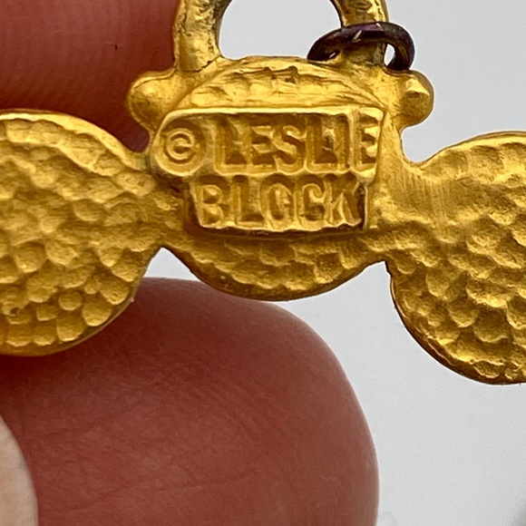 Leslie Block | Jewelry | Vintage Signed Leslie Block Haute Couture Earrings | Poshmark